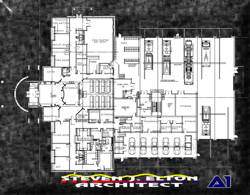 Floor Plan Police Station Designs